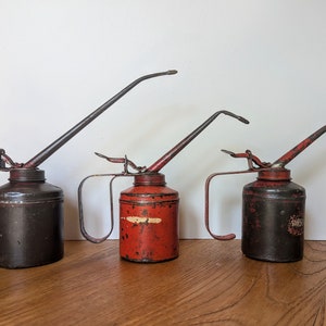 Early Mid 1900s Red Wesco Oil Dripper Cans - Etsy
