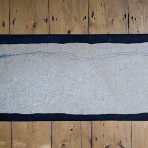 1970s String Art, Abstract Silver Thread on Black Vintage Wall Art ...