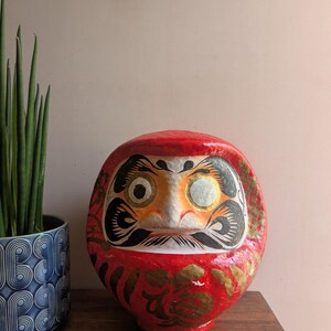 Vintage Japanese Daruma Head - Etsy