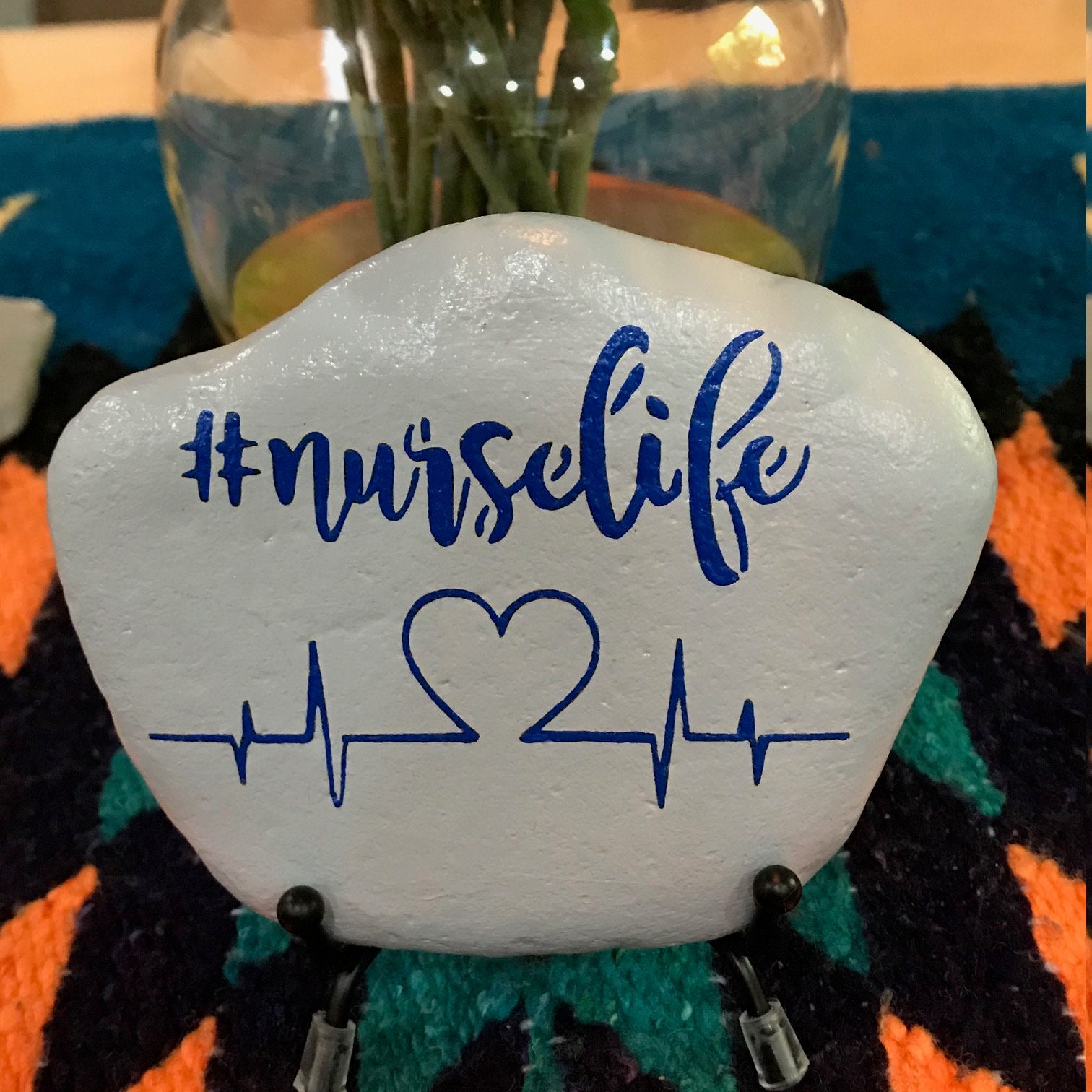 Painted Rock - Nurse Life - Etsy