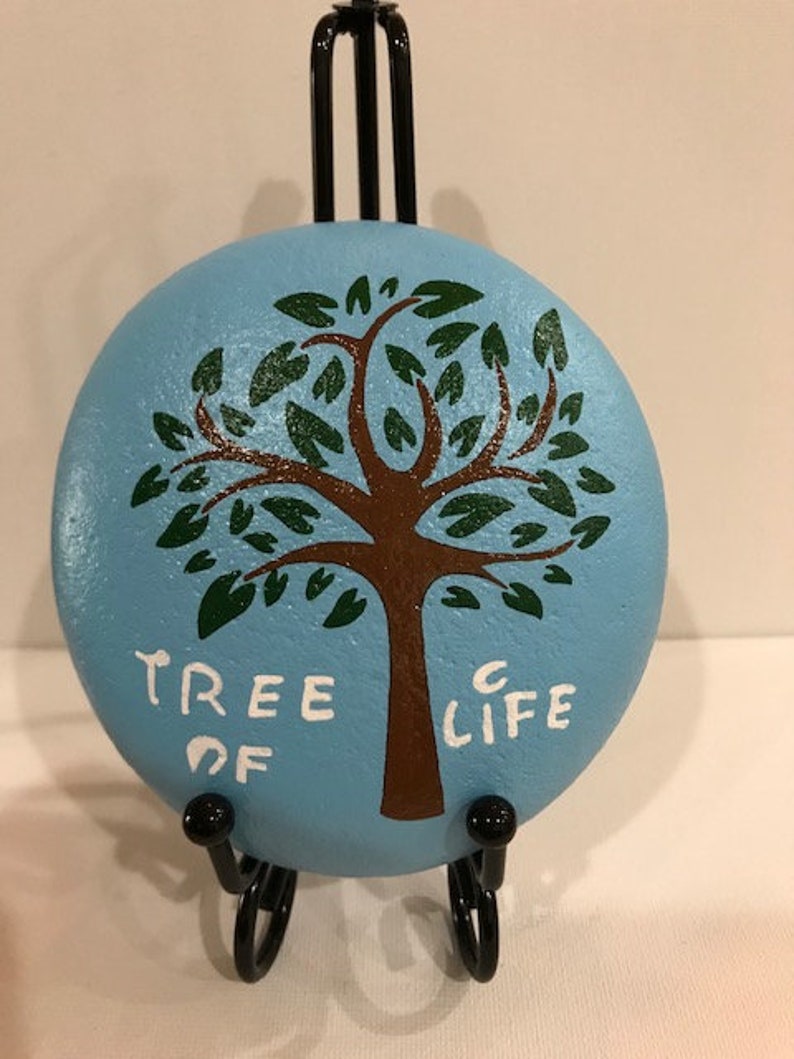 Painted Rock Tree of Life - Etsy