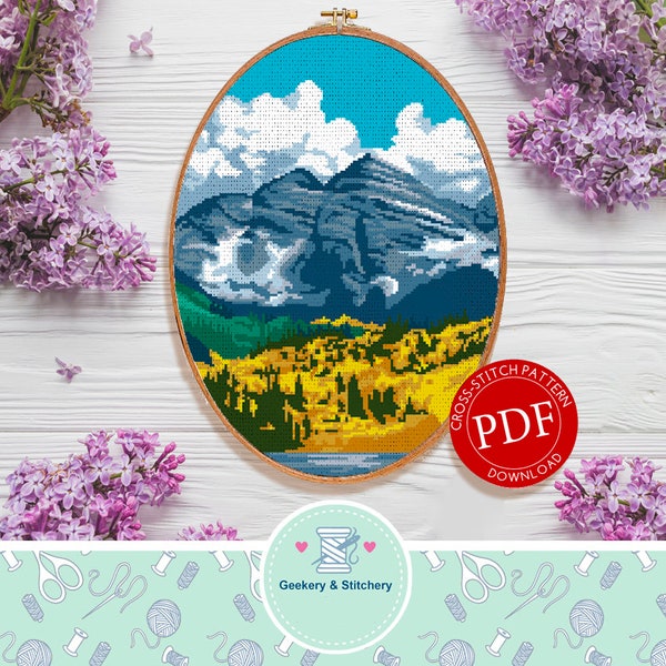 Colorado Cross Stitch Pattern - Etsy