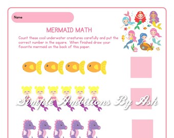 Basic Addition Worksheet - Etsy