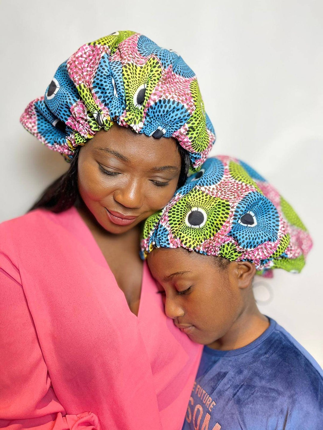 Ladies Adjustable Satin Hair Bonnet, Night Protective Hair Bonnet, Draw ...