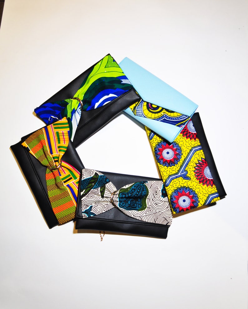 African Print Clutch Bag Ankara Handbag Kente Fashion - Etsy