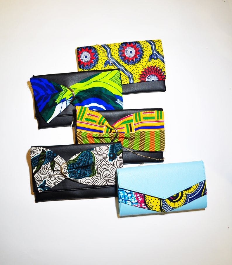 African Print Clutch Bag Ankara Handbag Kente Fashion - Etsy