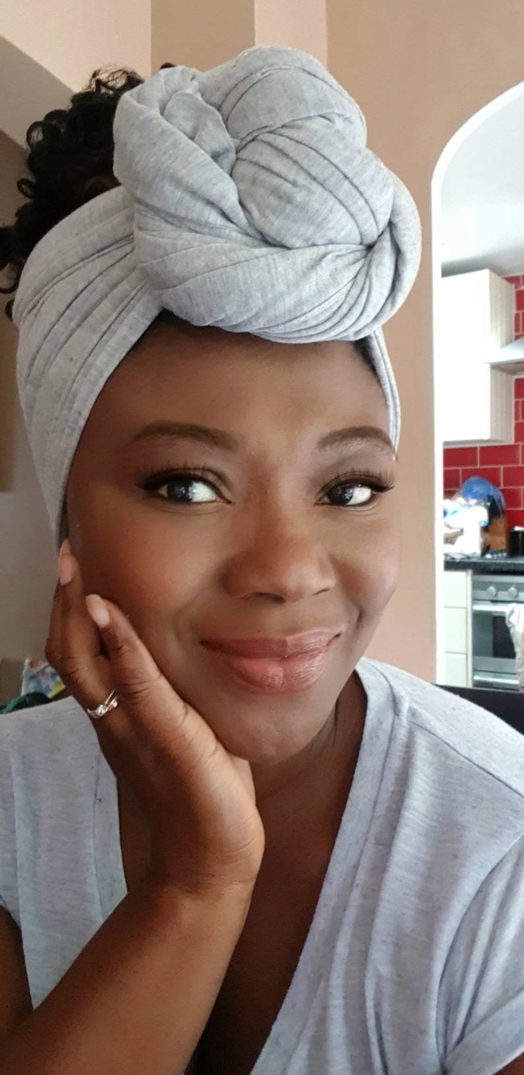 Boho Head Wrap: Wide Jersey Knit Headband - Etsy