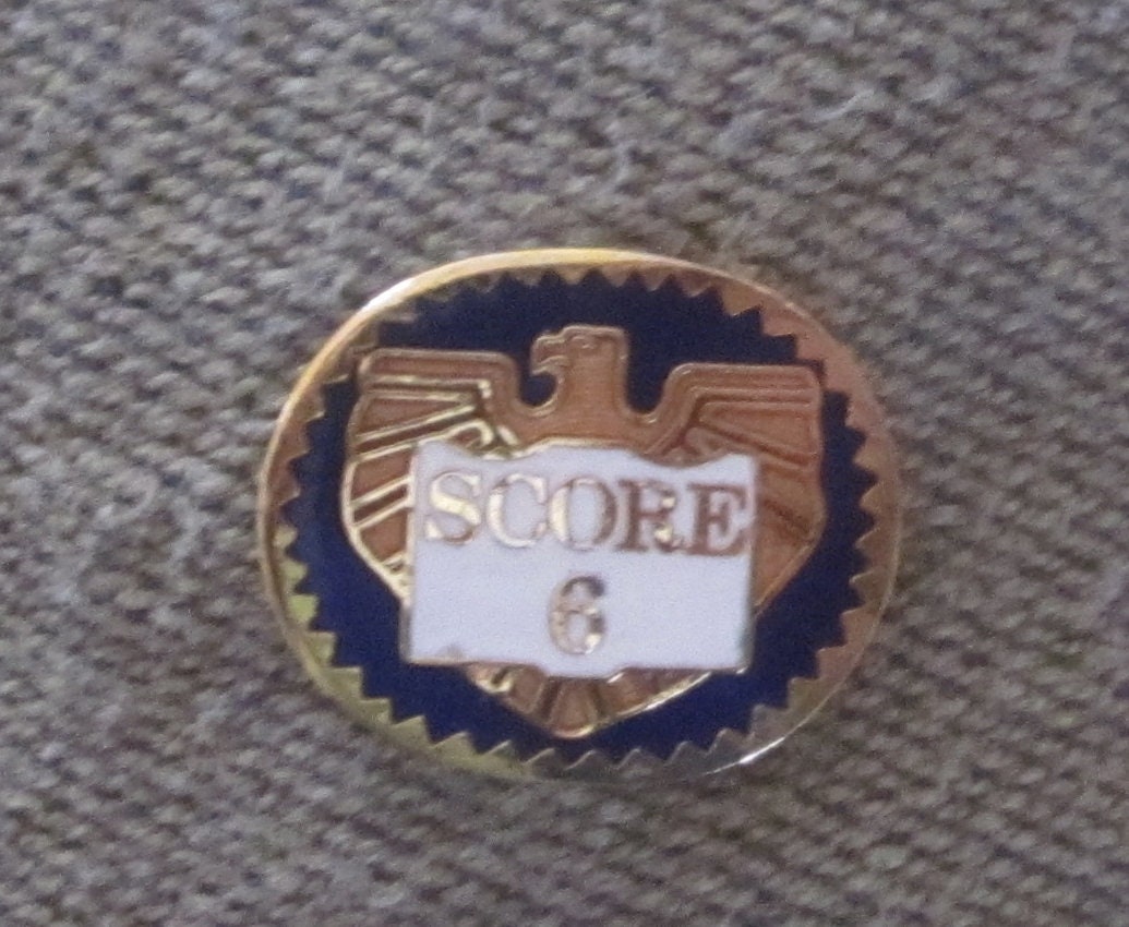 SCORE Lapel Pin Service Corps of Retired Executives 1990s Vintage - Etsy