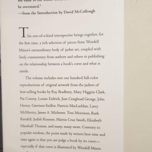 Wendell Minor: Art for the Written Word 1st Edition, Signed by Minor VG ...