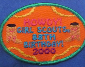 Girl Scout Birthday Patch - Etsy