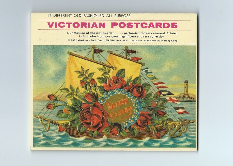 8 Victorian Reproduction Postcards Ready for Mailing or Crafting - Etsy