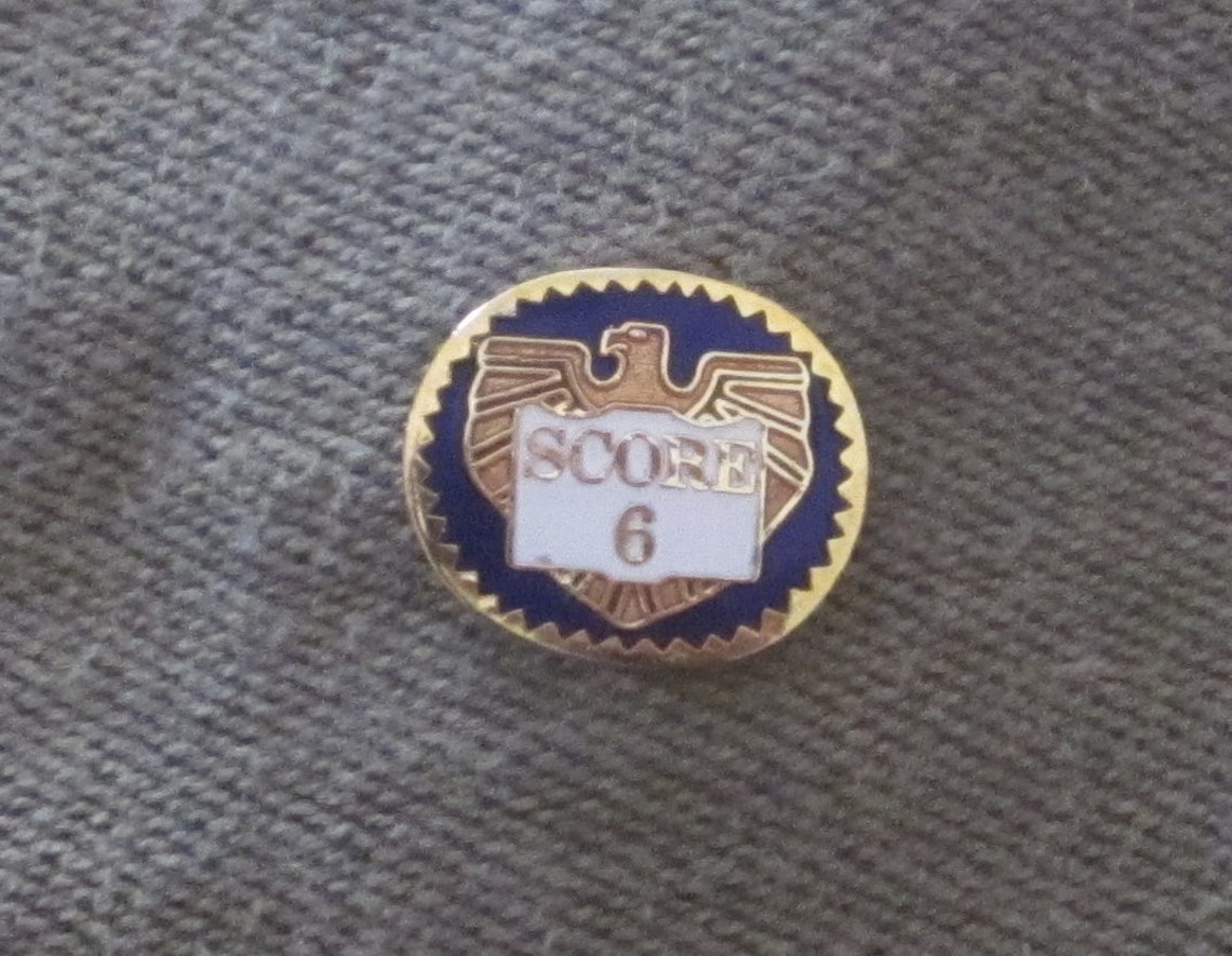 SCORE Lapel Pin Service Corps of Retired Executives 1990s Vintage - Etsy