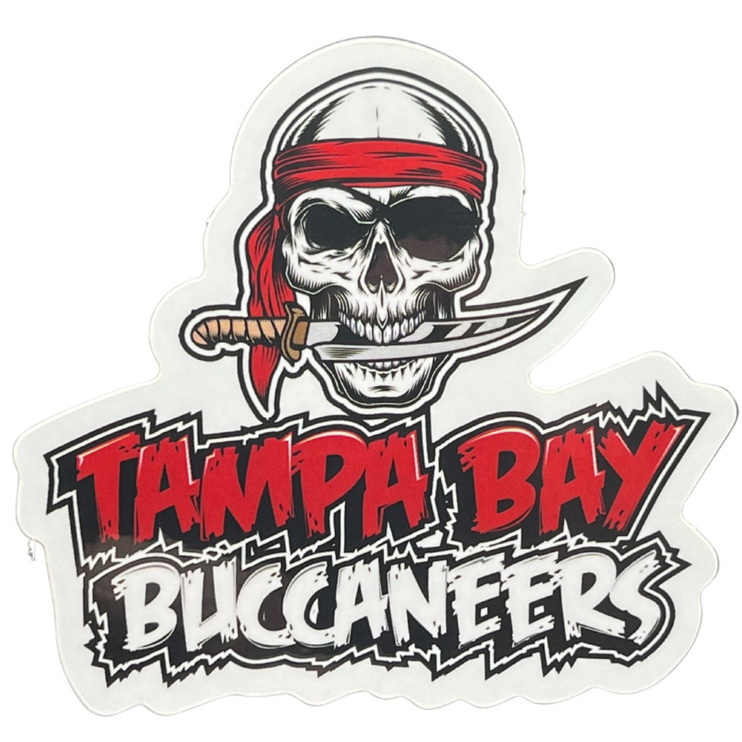 Tampa Bay Buccaneers Skull Super Bowl 37 Champions Vinyl Stickers ...