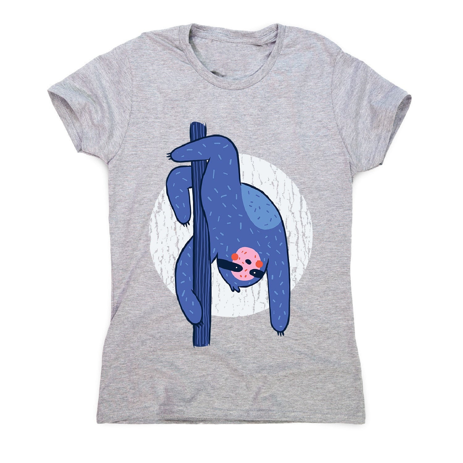 Pole Dance Sloth Women's Funny Illustrations T-shirt | Etsy