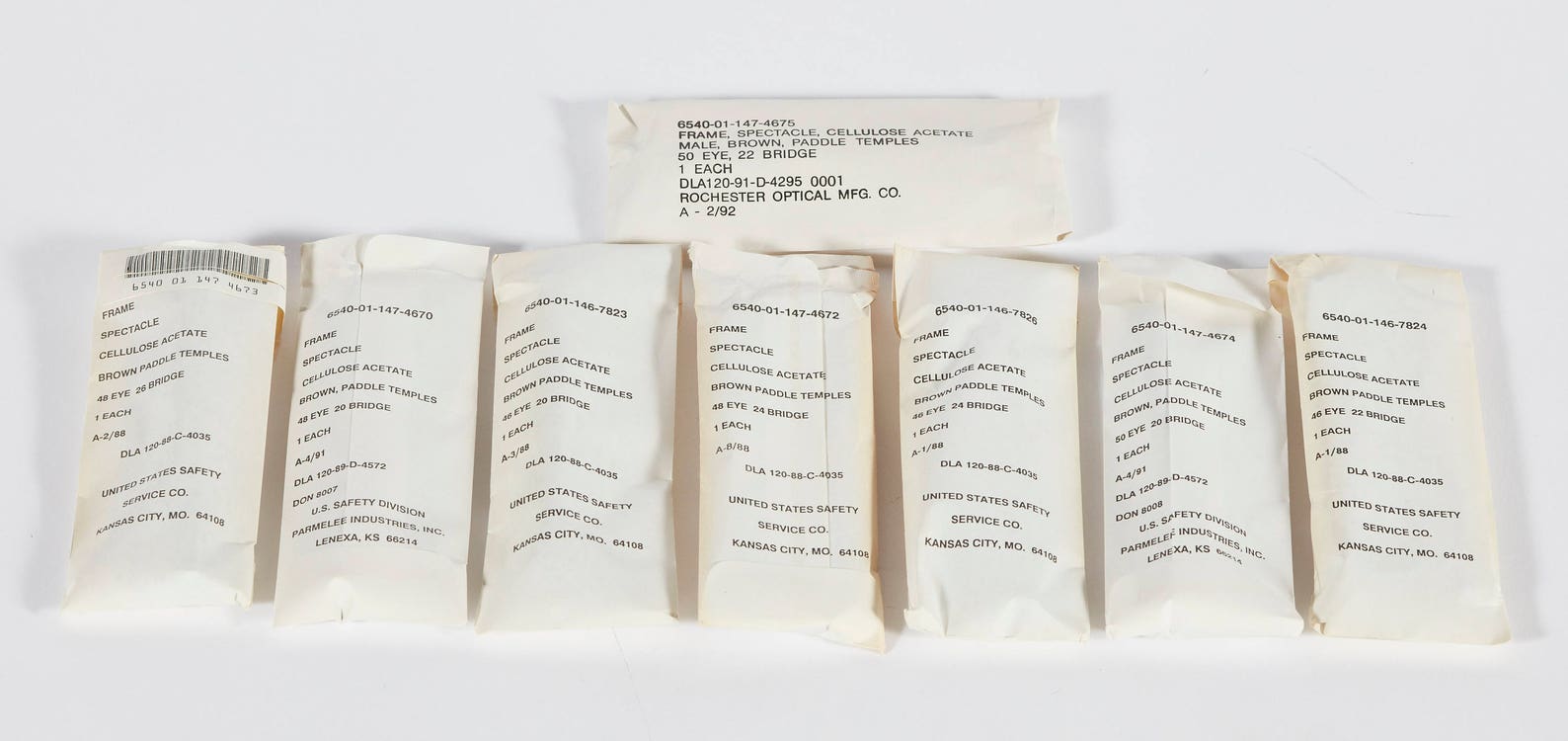 NEW Military Surplus Vintage Eyeglass Frames BCG Birth Control Glasses ...