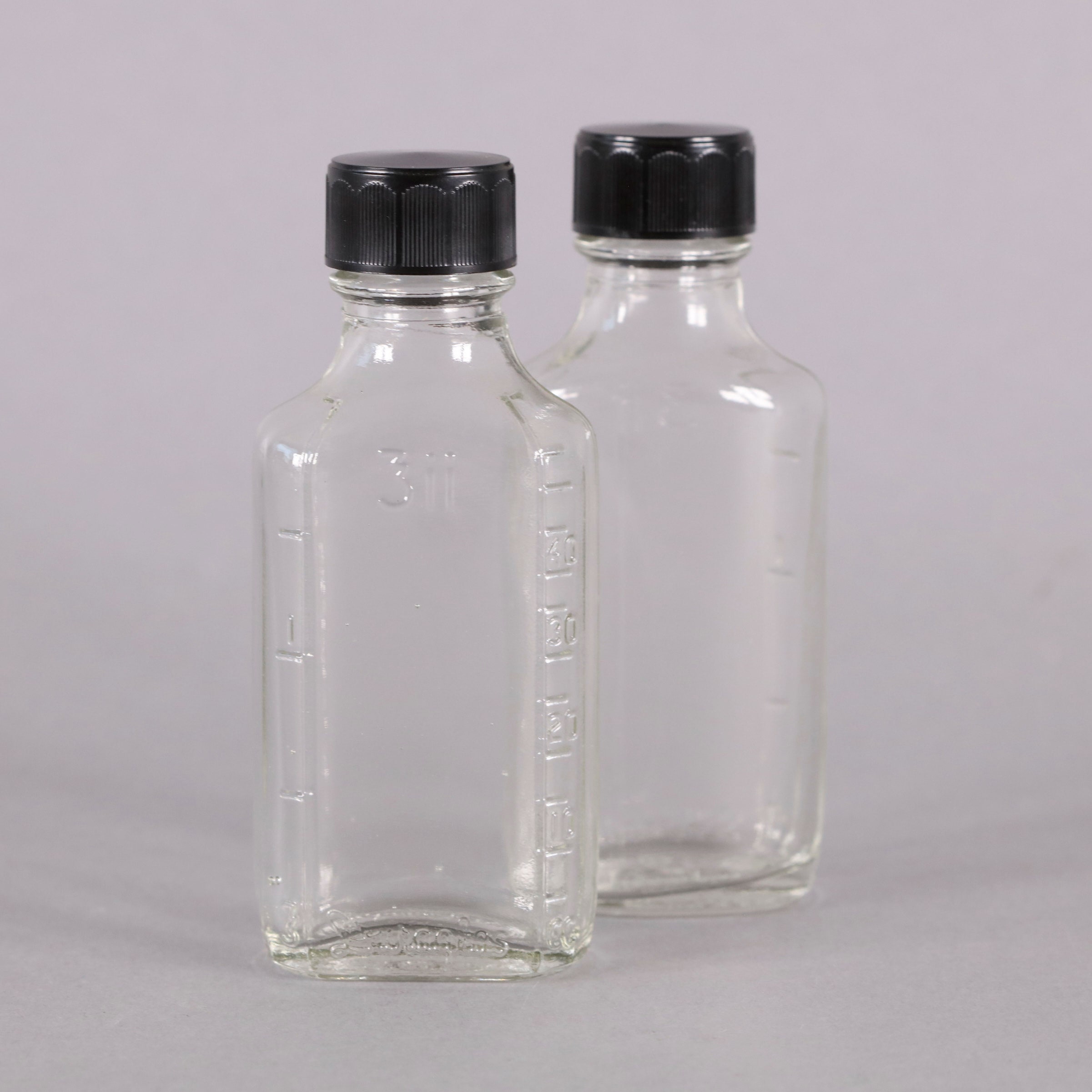 Brand New Vintage Owens Duraglas Clear 2oz Graduated Vials With Caps - Etsy
