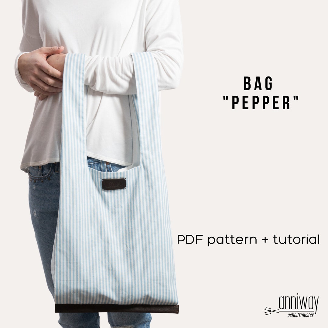 Bag Pattern "pepper", PDF Pattern + Instruction, Women Sewing Pattern ...