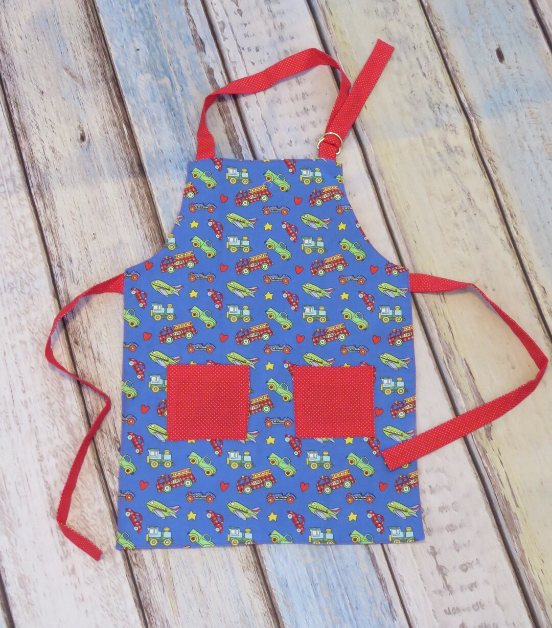 Children's Apron, Craft Apron - Cars and Trucks ~ Handmade ~ Gift for ...