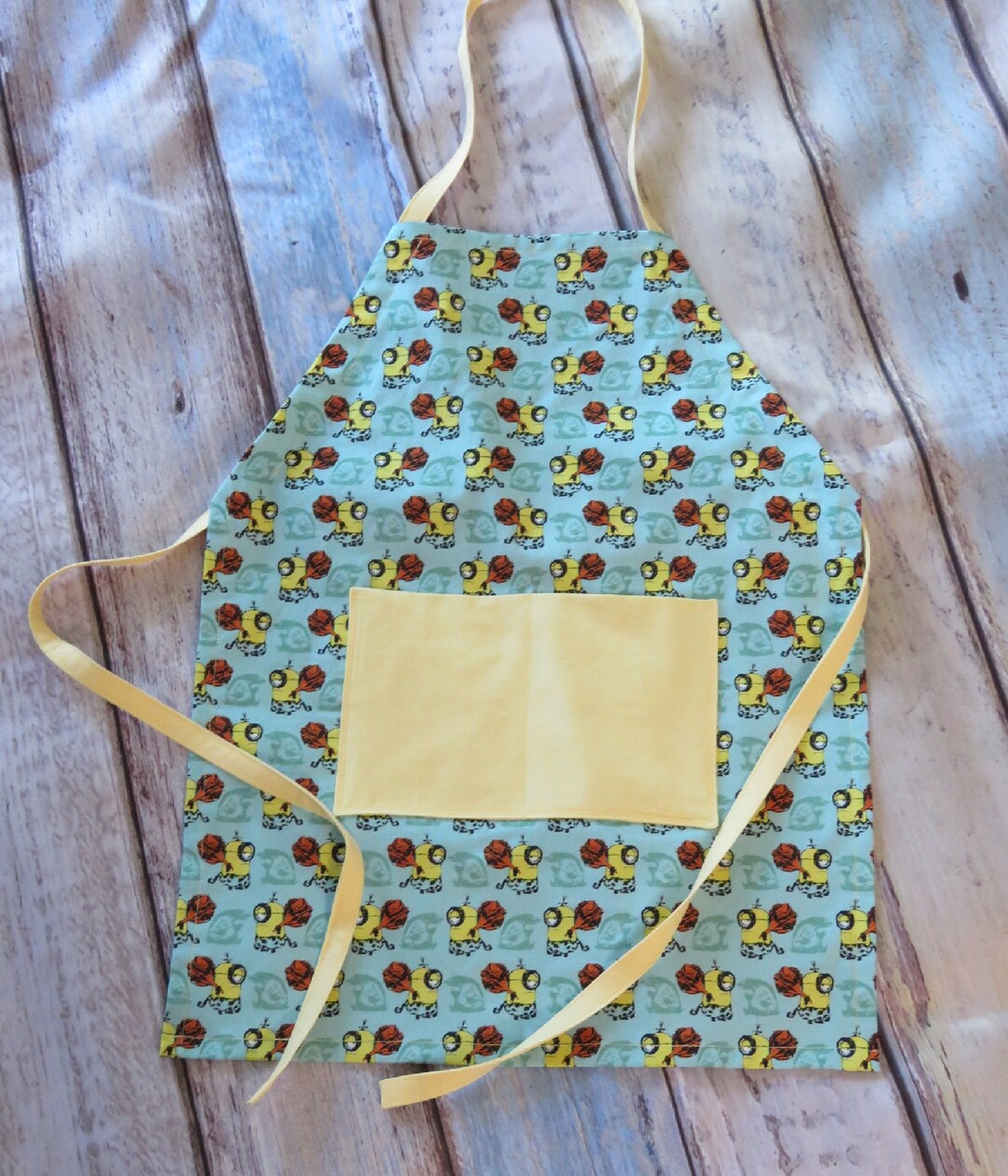 Children's Apron, Craft Apron - Minions Caveman Print ~ Handmade ...