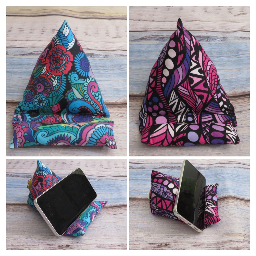 Cell Phone Pillow, Cell Phone Pillow, Fabric Phone Stand, Phone Wedge ...
