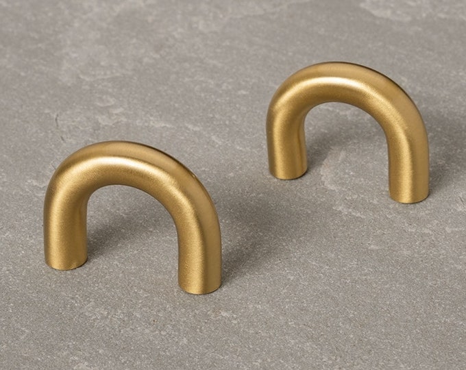 Solid Brass Octagon Cabinet Handle Pull, Brass Drawer Dresser Pull Knob, Ikea hemnes knobs ...