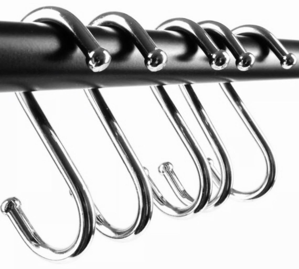 Chrome s Hook Kitchen Untensil S Hook | Etsy