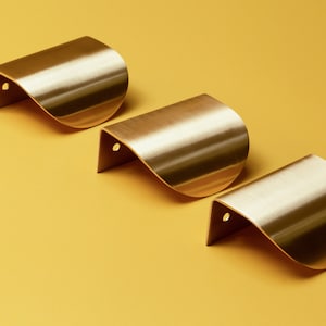Lip Pull Cabinet Knobs,curved Drawer Pulls,invisible Cupboard Handles ...