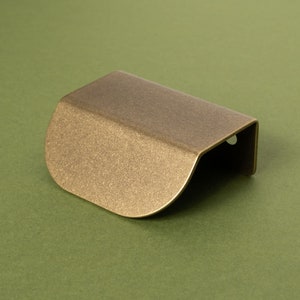 Lip Pull Aged Brass - Etsy