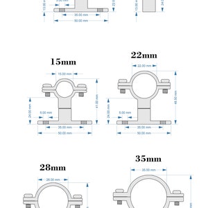 Solid Brass Pipe Mount Fixing Bracket Outdoor Shower Curtain Rod ...
