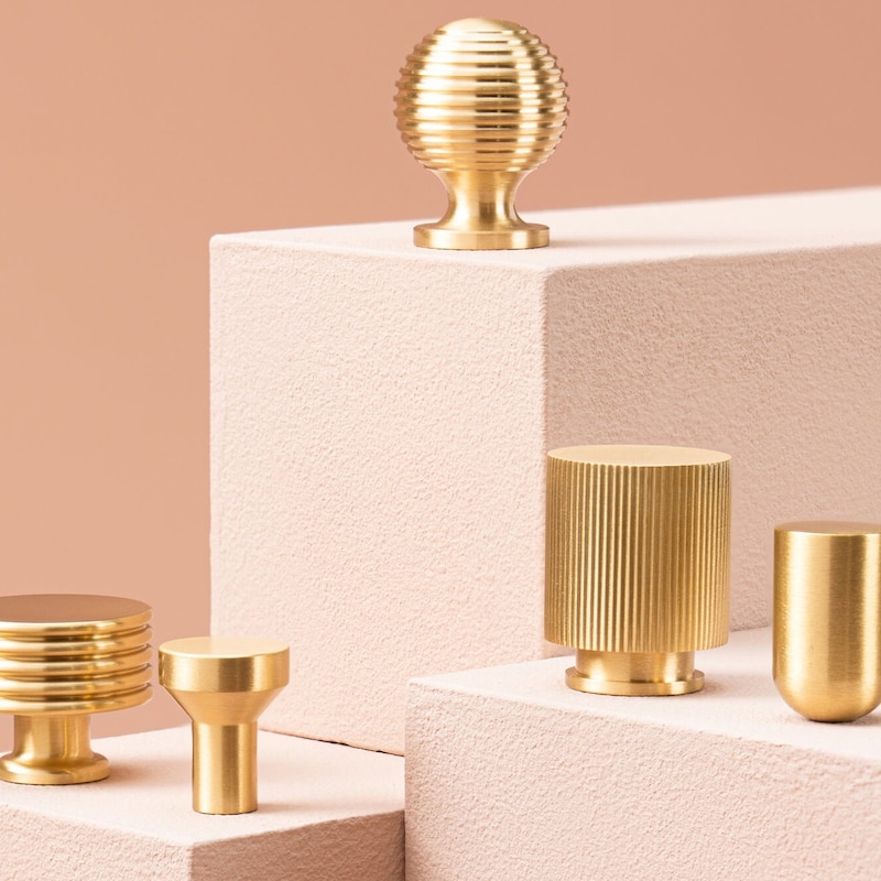 Small Brass Knobs - Etsy