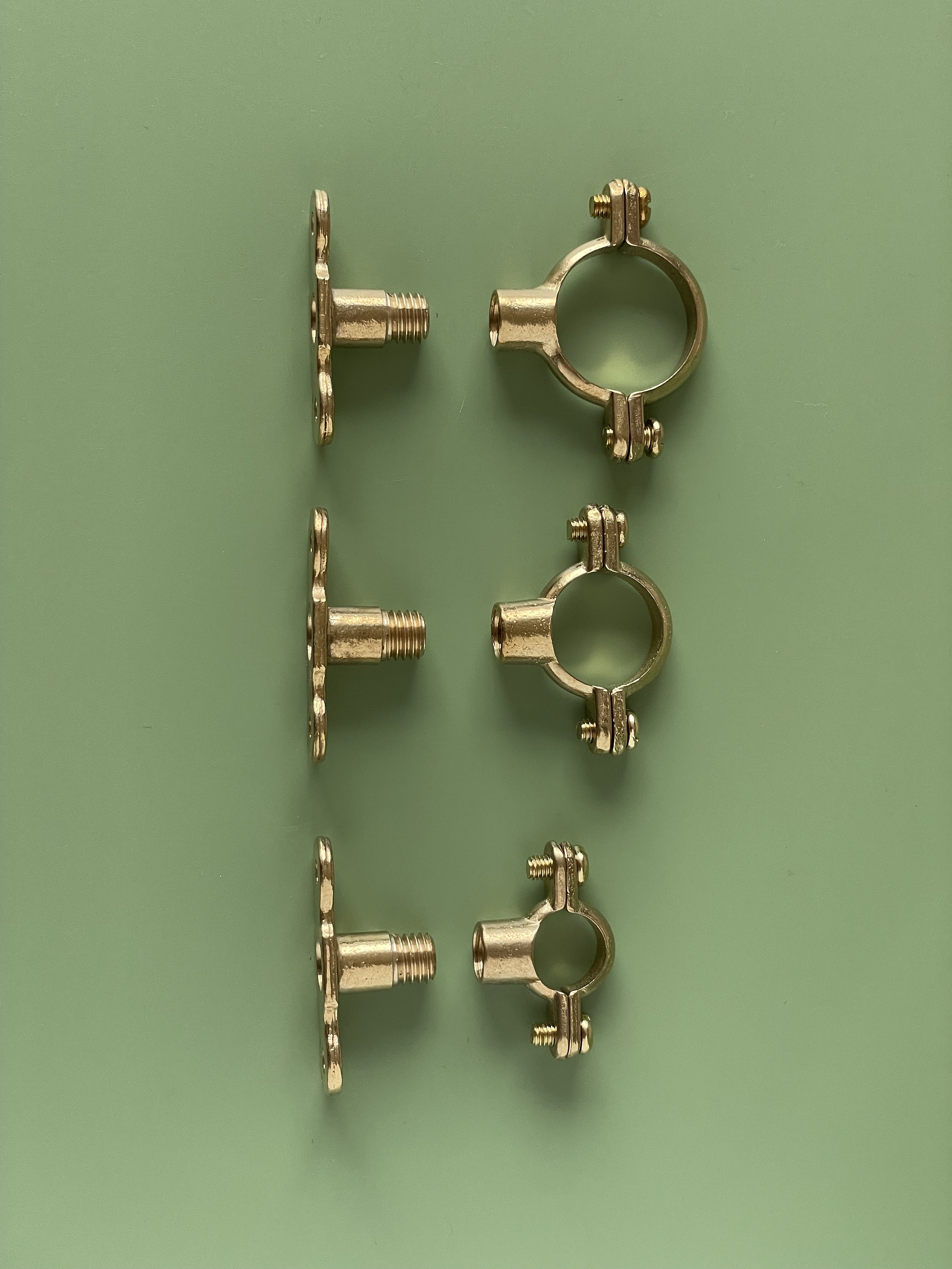 Solid Brass Pipe Mount Fixing Bracket Outdoor Shower - Etsy Australia