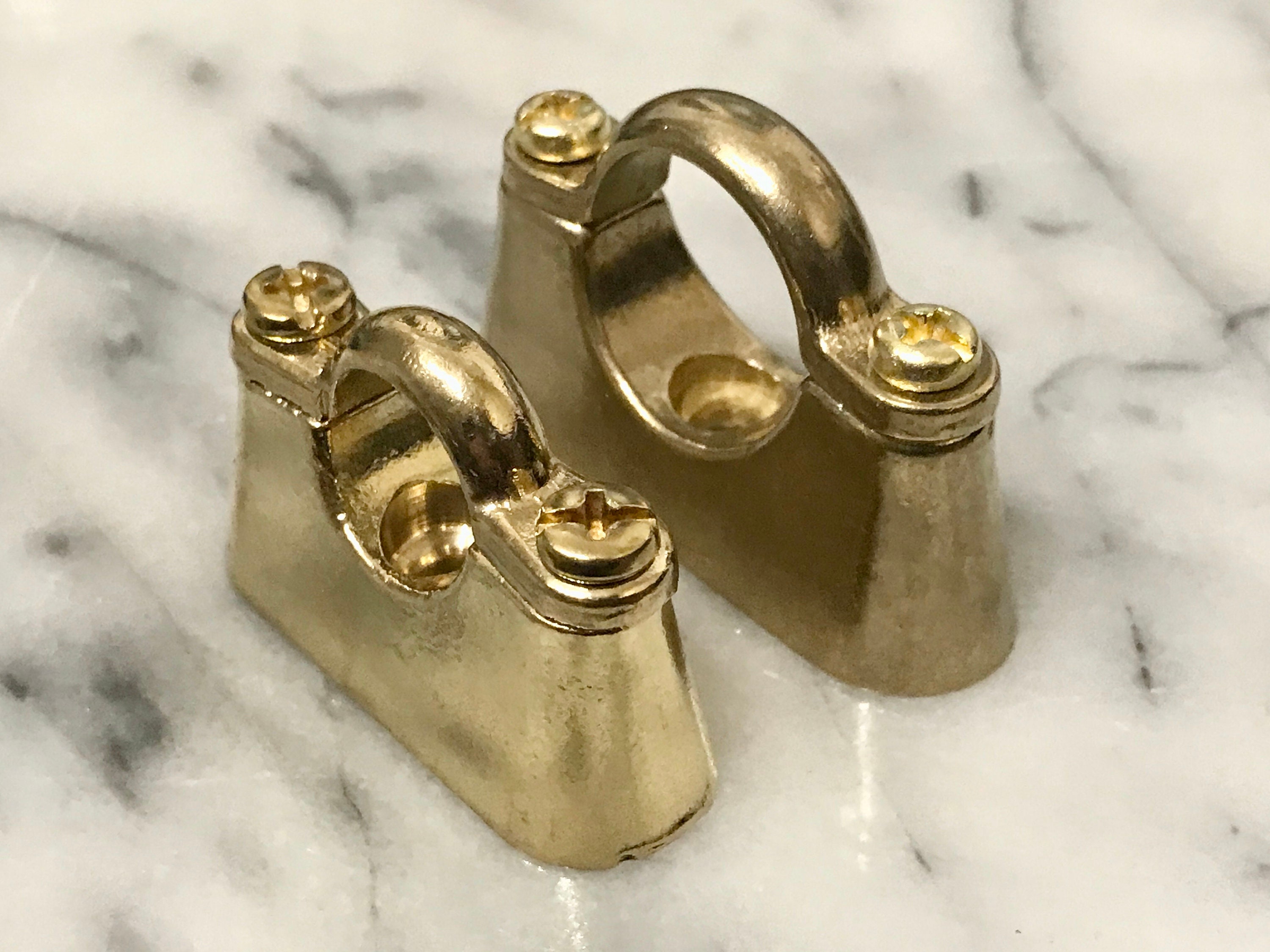 Solid Brass Pipe Mount Fixing Bracket | Steam Punk | Industrial ...