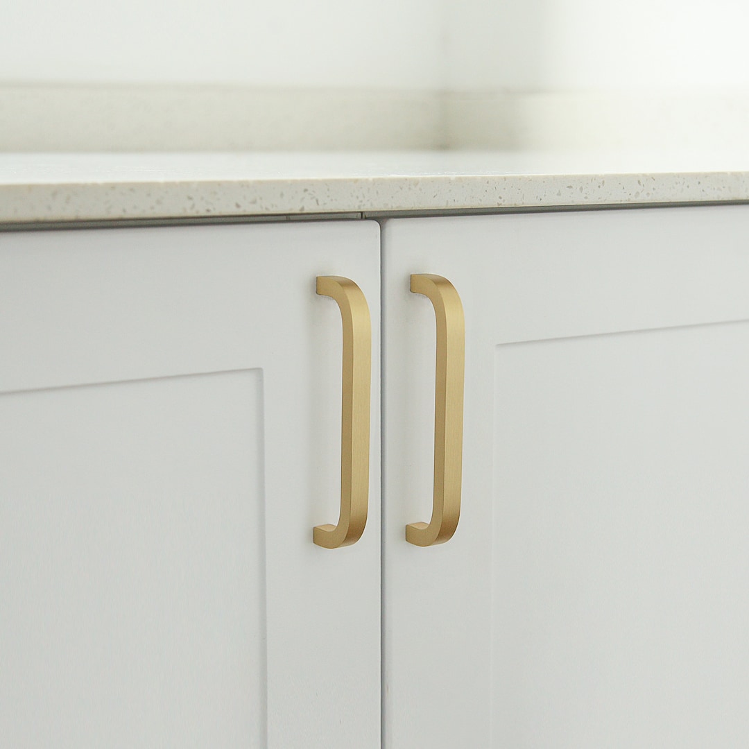 Brass Cabinet Handles, Draw Furniture Hardware Pulls Gold Kitchen ...