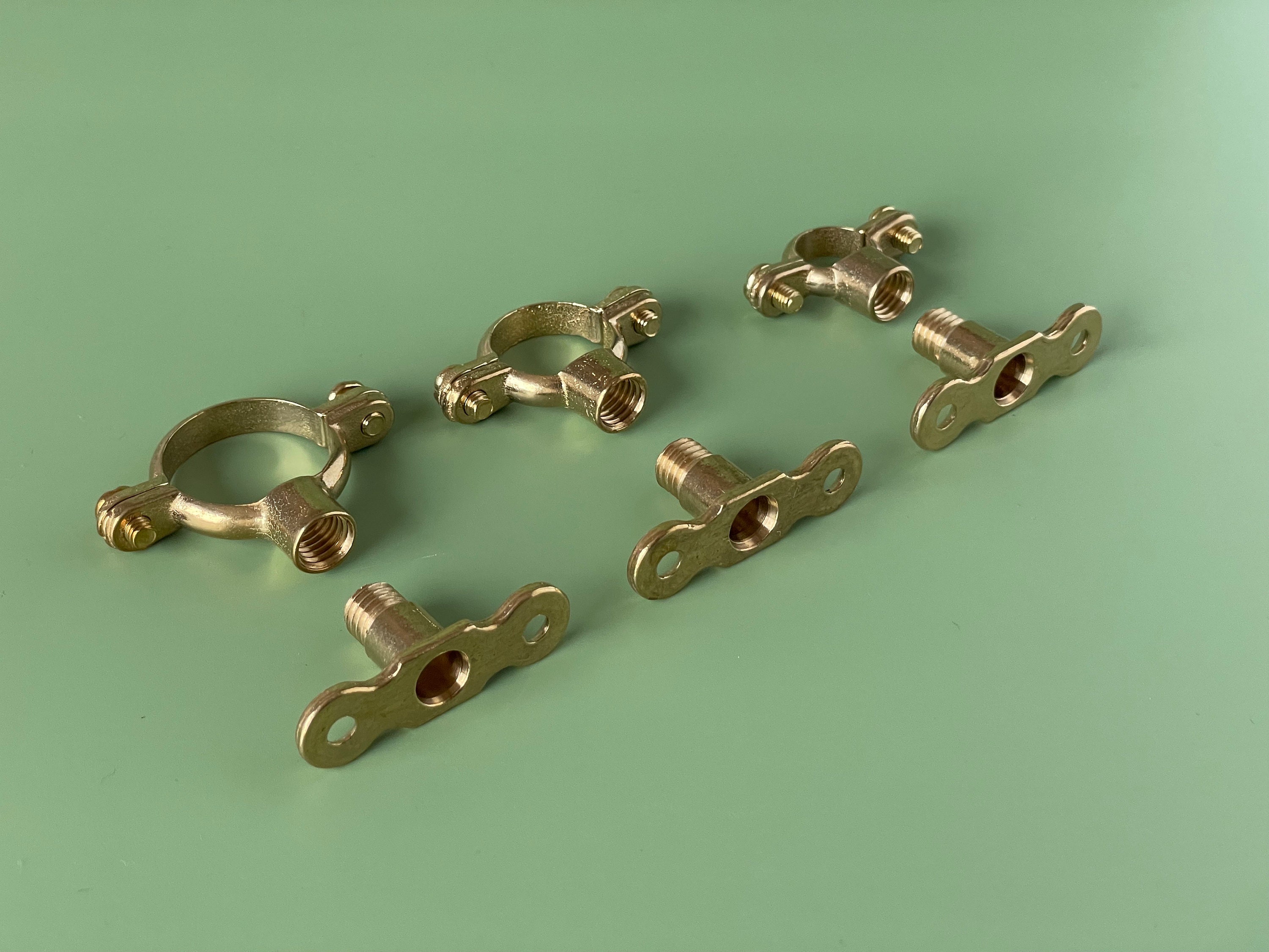 Solid Brass Pipe Mount Fixing Bracket Outdoor Shower - Etsy Australia