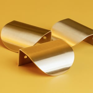 Lip Pull Cabinet Knobs,curved Drawer Pulls,invisible Cupboard Handles ...
