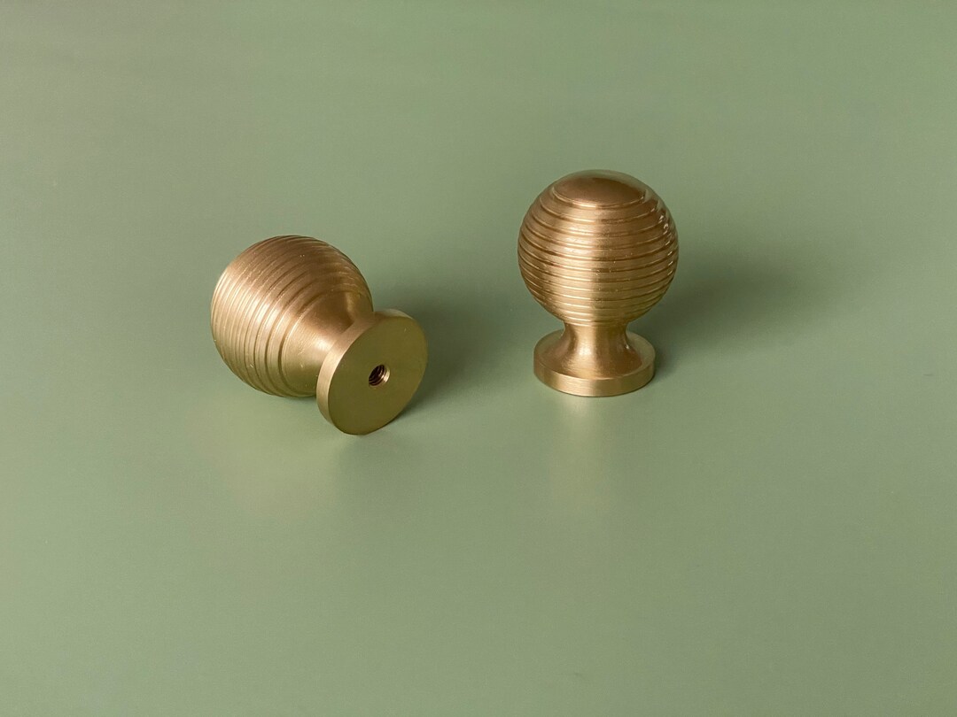 Brass Beehive Drawer Pulls Solid Bronze Cabinet Hardware Dresser Pulls Beautiful Scandi Style - Etsy