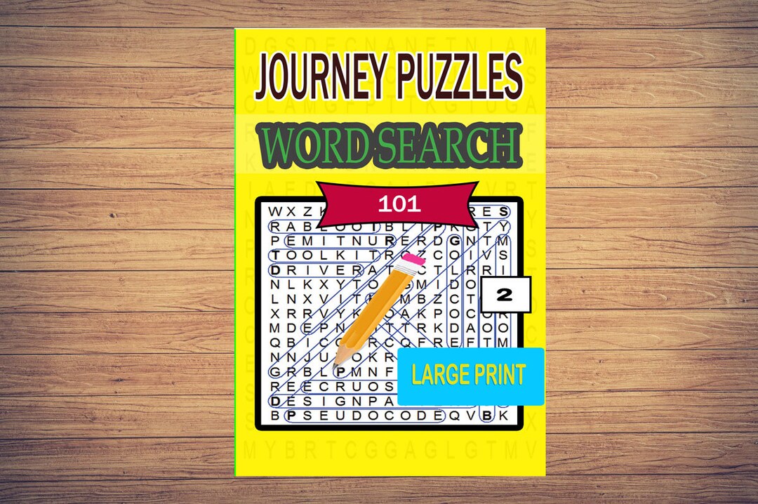 Journey Word Search Puzzle Printables - Etsy