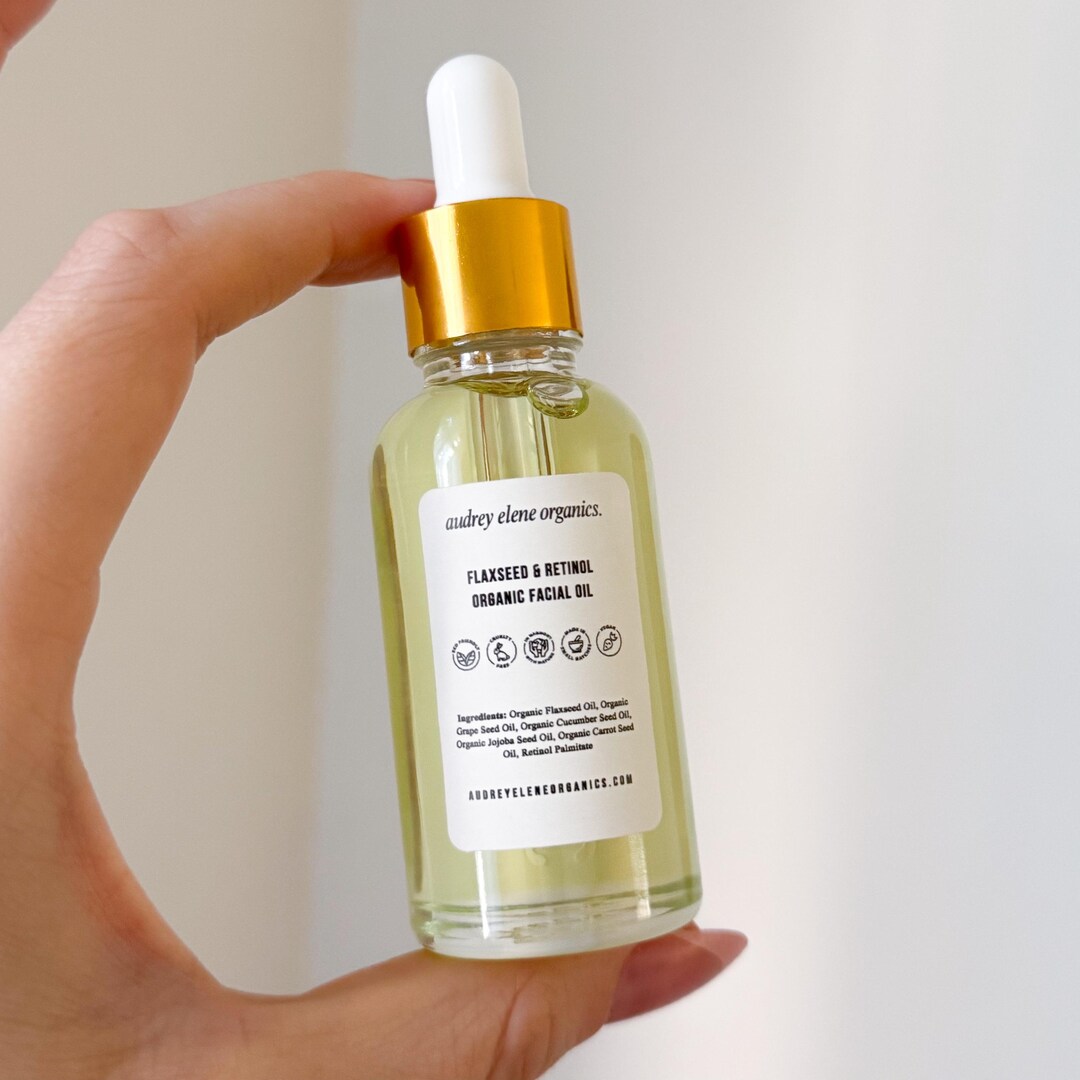 Retinol Face Oil With Flaxseed | Organic X Anti-aging Facial Oil for ...