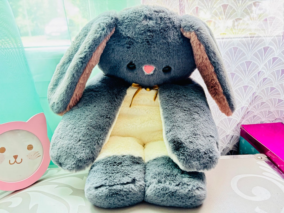 Unique Plush Rabbit Weighted Heavy Hand Made, Autism Comfort - Etsy