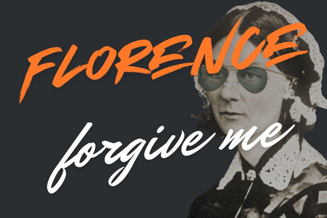 Florence Nightingale Forgive Me Vinyl Sticker - Etsy