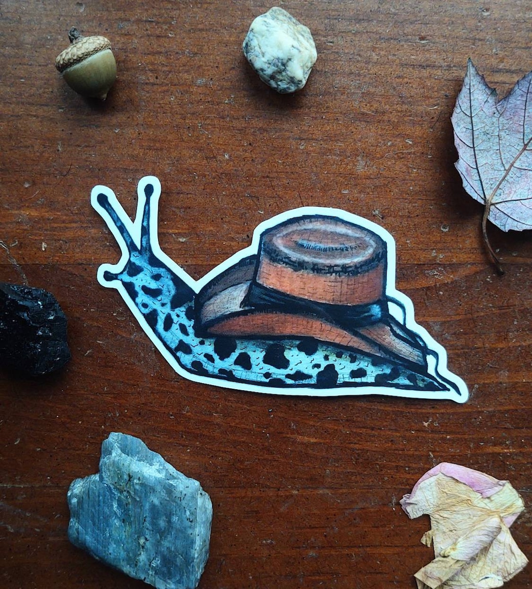TRUE COWBOY Vinyl Sticker - Western Cowprint Snail Waterproof Glossy ...