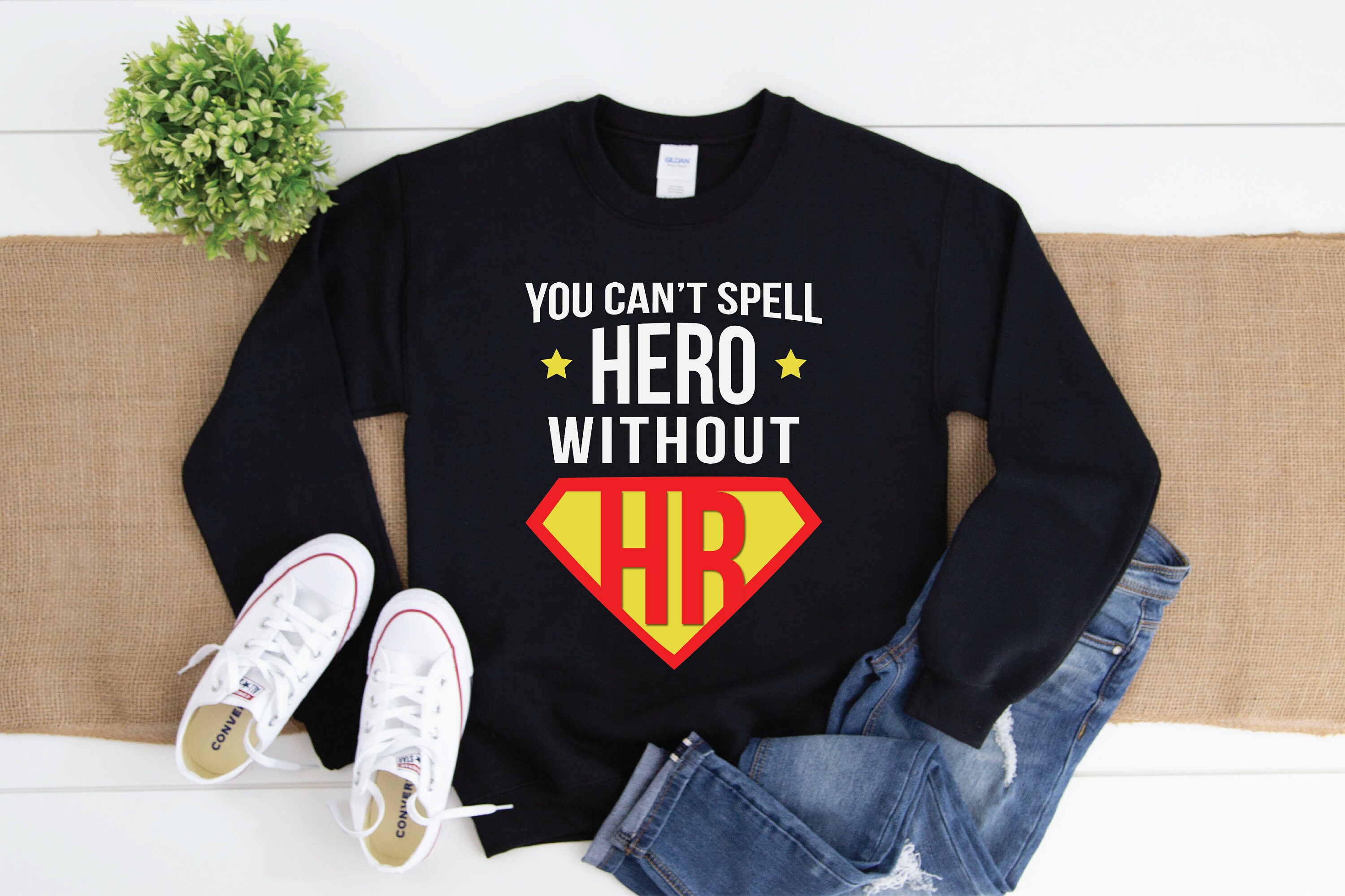 Human Resources Shirt You Can't Spell Hero Without HR | Etsy