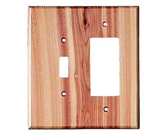 Wood switch plate | Etsy