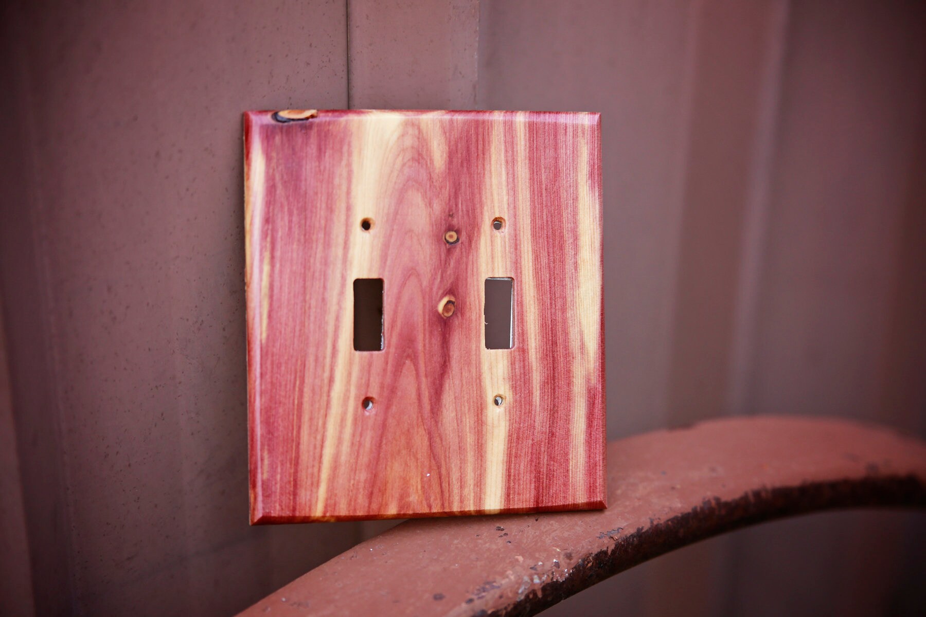 Stock Plate: Traditional Handmade Wood Switch Plate 2 Toggle/ | Etsy