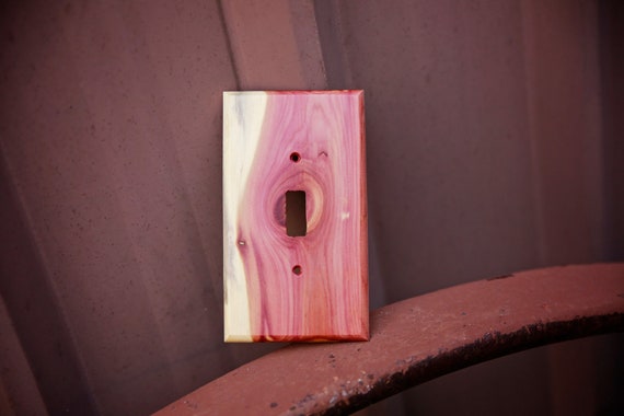 Stock Plate: Traditional Handmade Wood Switch Plate 1 Toggle/ | Etsy