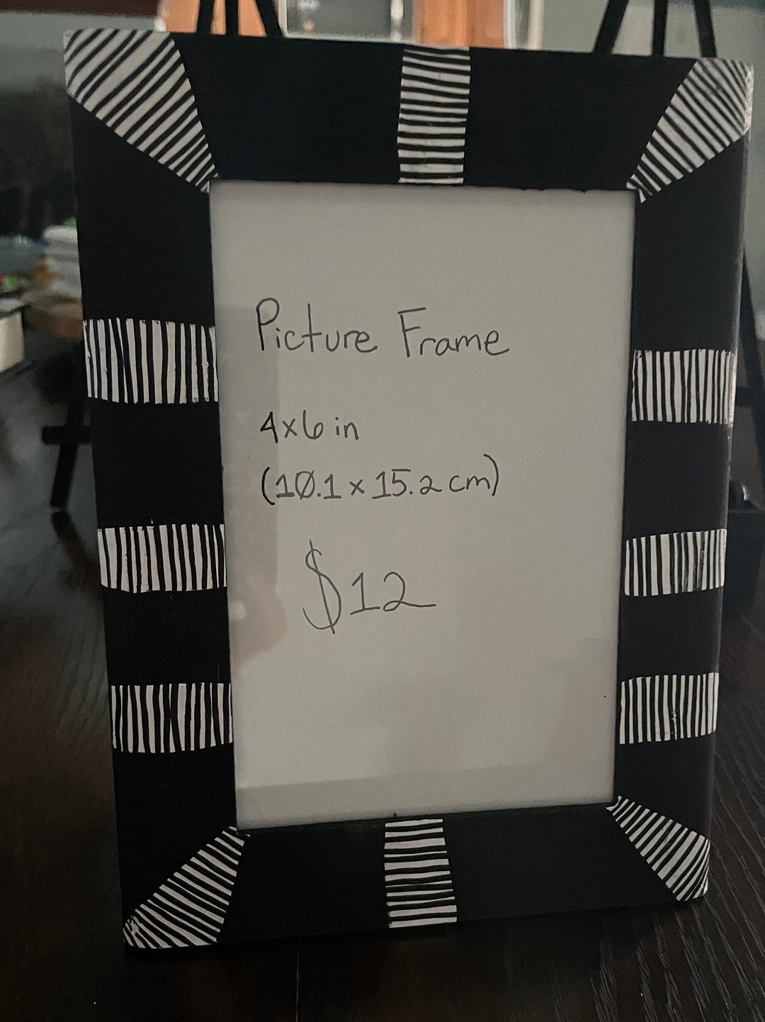 Striped Picture Frame - Etsy