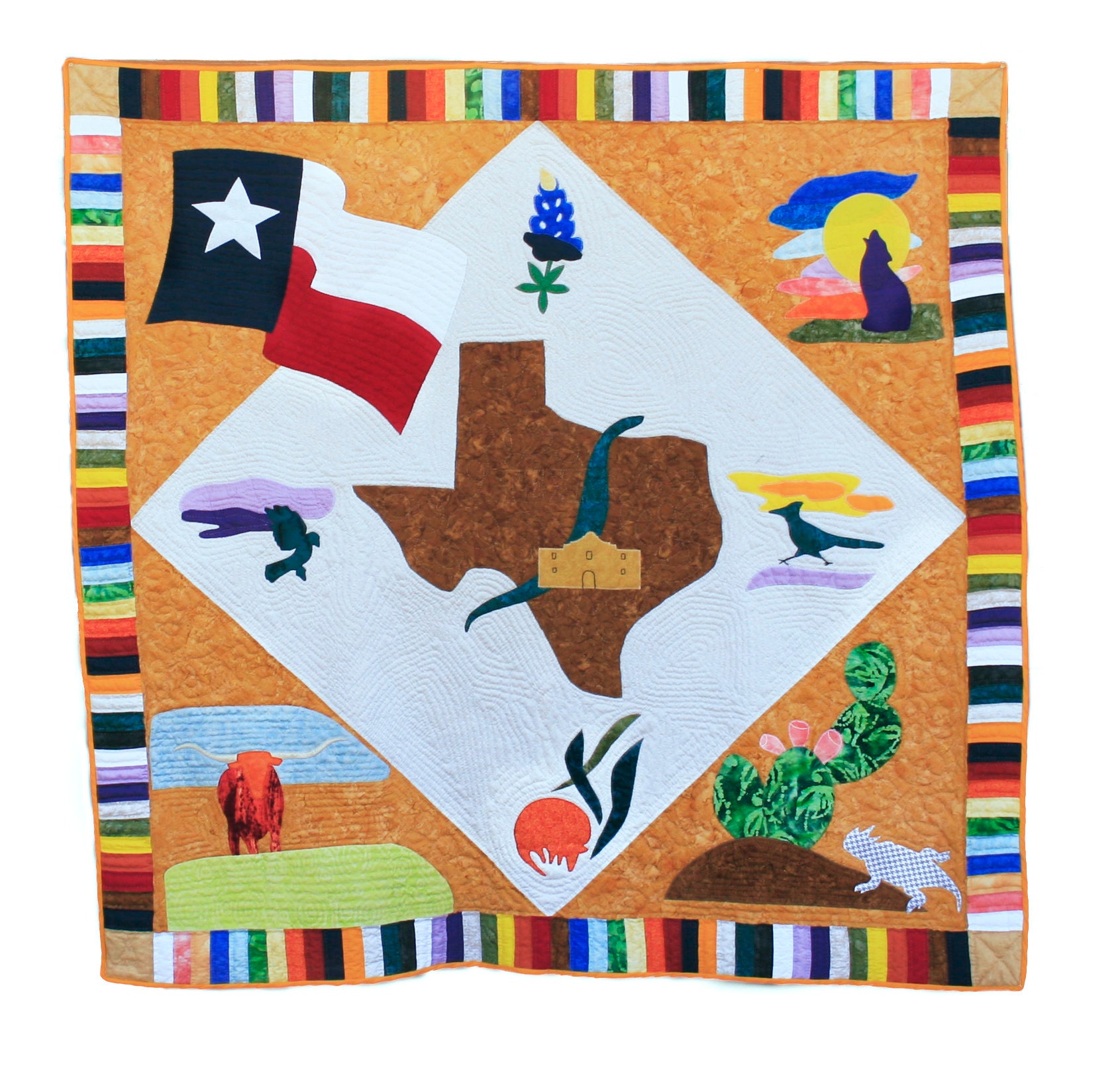 Rustic Quilt Pattern Texas - PDF Download - English - Measurements ...