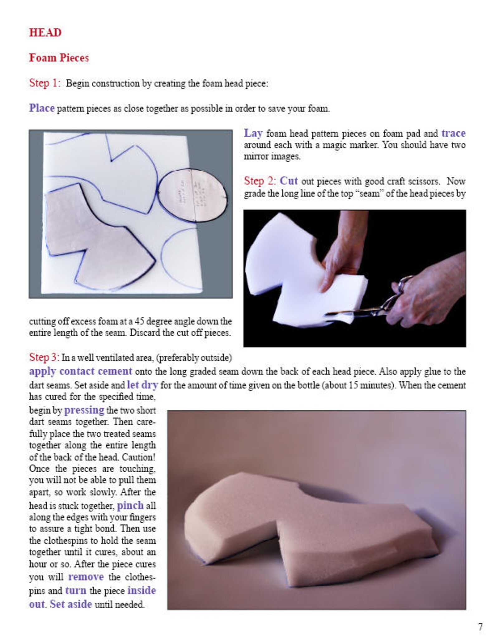 Dinosaur Puppet Pattern - PDF Download - English - Measurements ...