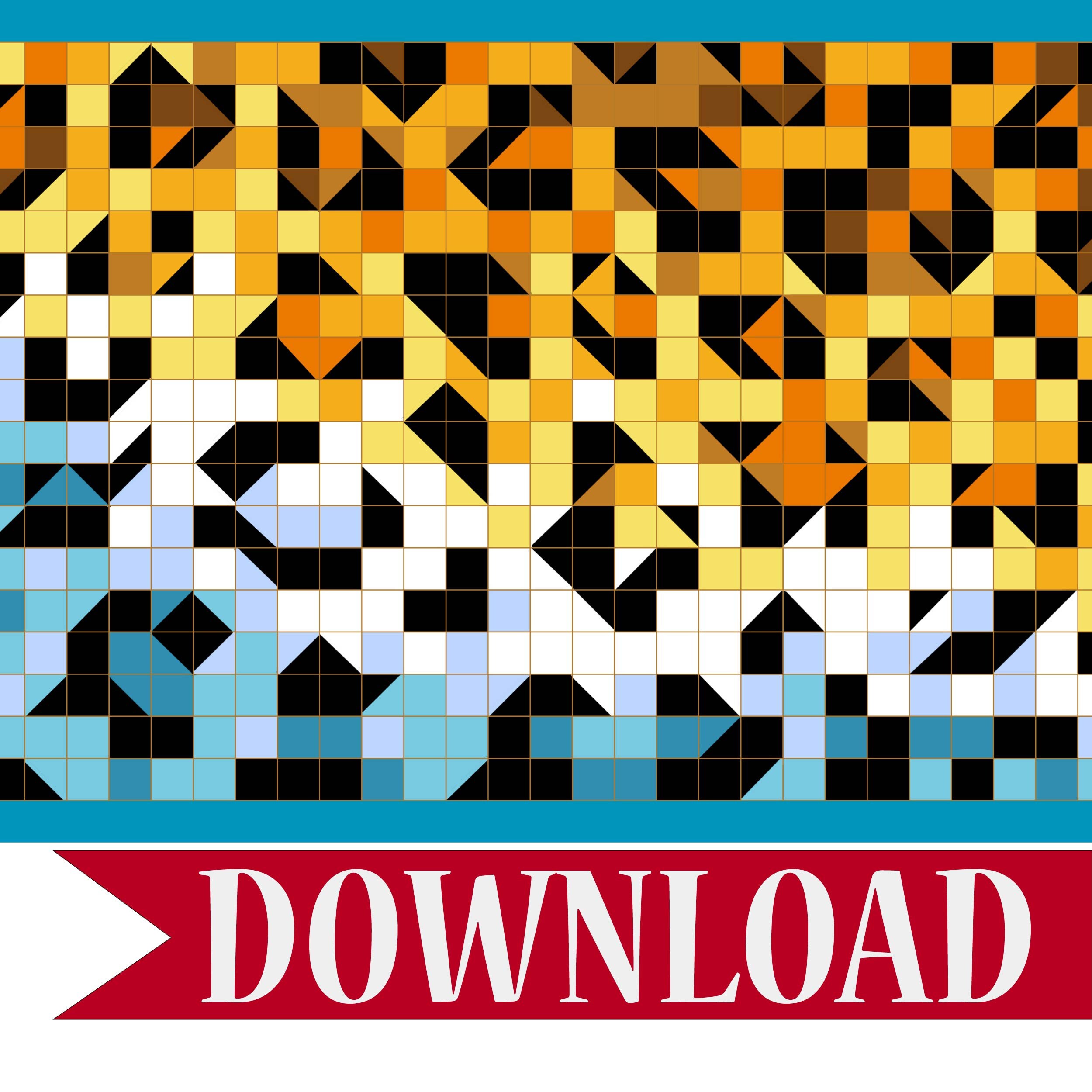 Baby Quilt Pattern Boho Quilt Leopard Print PDF download | Etsy