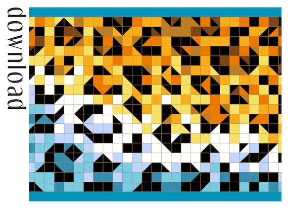 Baby Quilt Pattern Boho Quilt Leopard Print PDF Download - Etsy